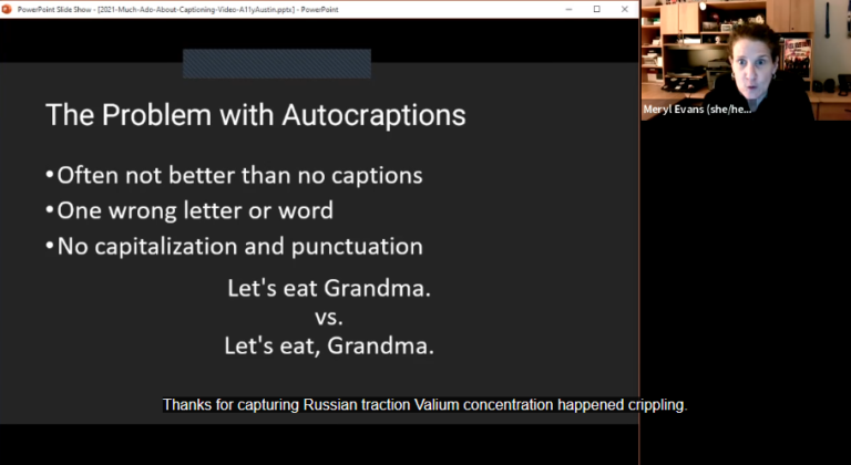Automatic Captions 6 Reasons Why They re A Big Problem Meryl Evans